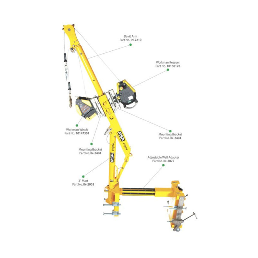 MSA/XTIRPA™ ADJUSTABLE WALL ADAPTER - VeriSafe