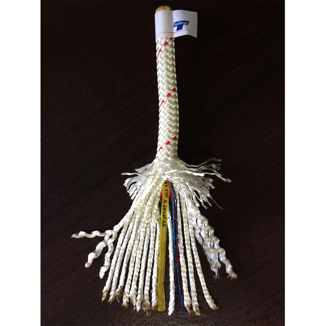 Patron Teufelberger เชือกโรยตัว ขาว/แดง 11 mm. - VeriSafe